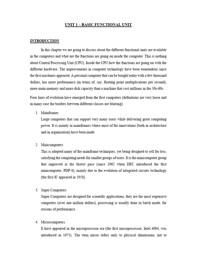 Unit 1-Basic Structure of Computers | Download Free PDF | Computer Data ... Unit 1-Basic Structure of Computers | Download Free PDF | Computer Data ...