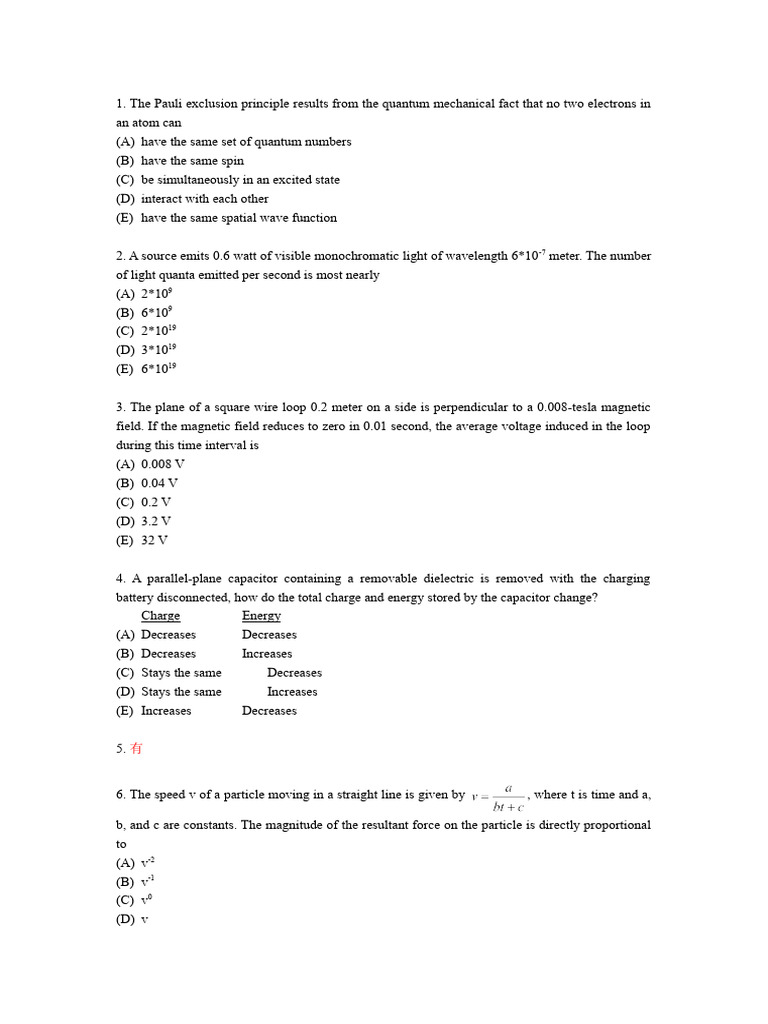 Sub 8 | PDF | Photon | Electron