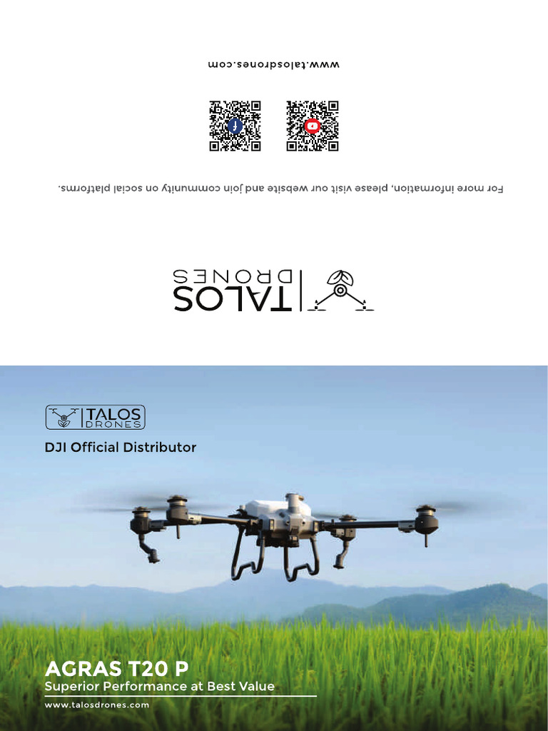Brochure - AGRAS T20 P - TALOS DRONES W | PDF