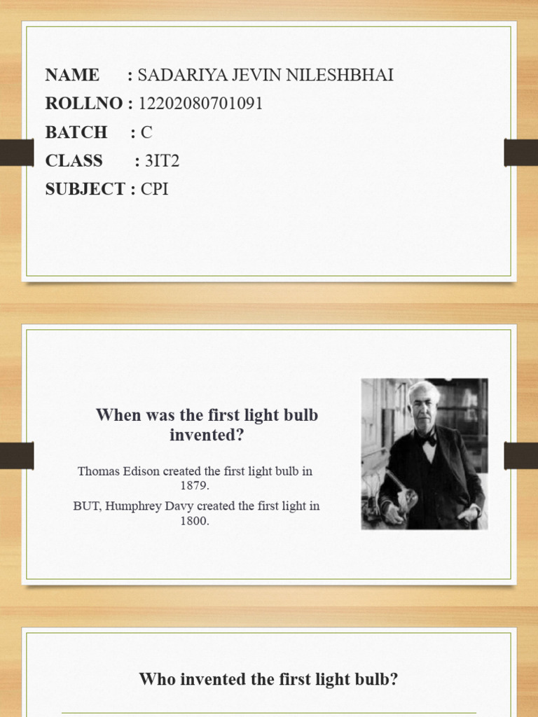 CPI Presentation | PDF | Art