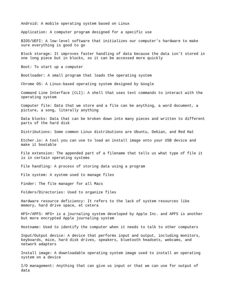 Course 1 Module 3 Glossary | PDF | Operating System | Secure Shell