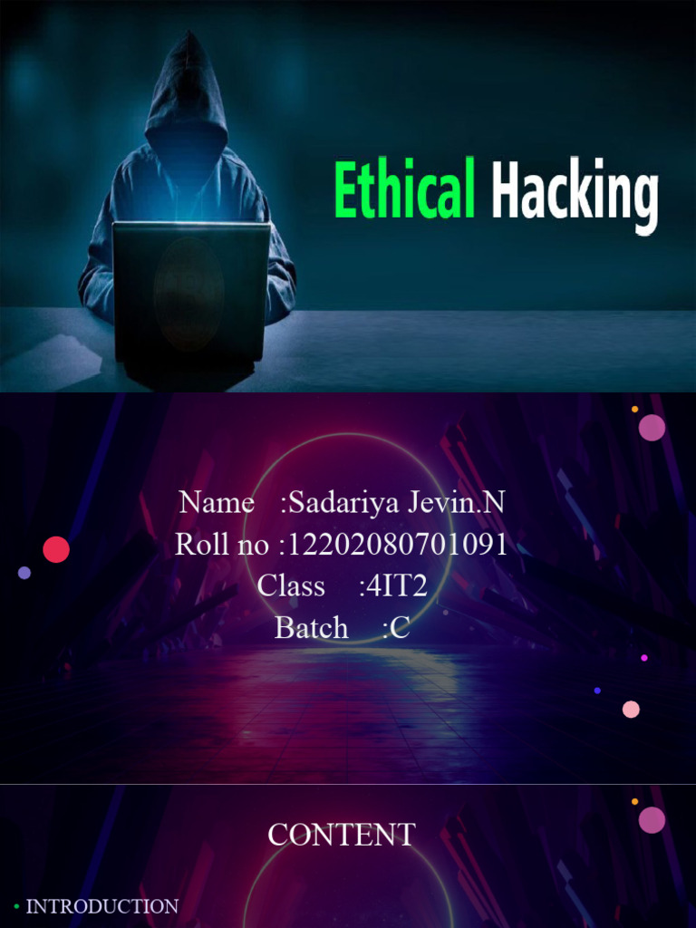 Ethical Hacking | PDF | Security Hacker | White Hat (Computer Security)