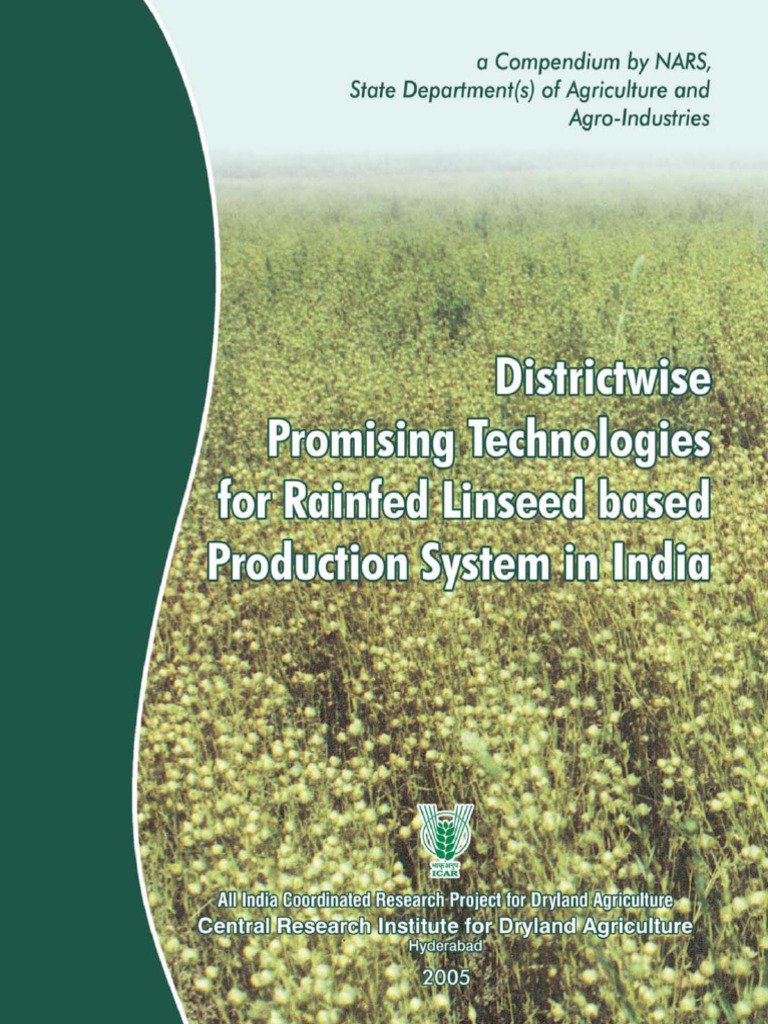 Linseed | PDF | Plough | Sowing