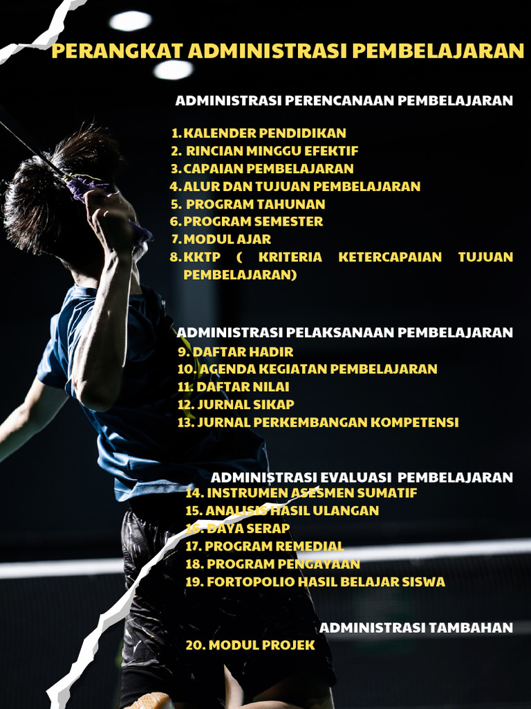 Daftar Isi Perangkat Ajar | PDF