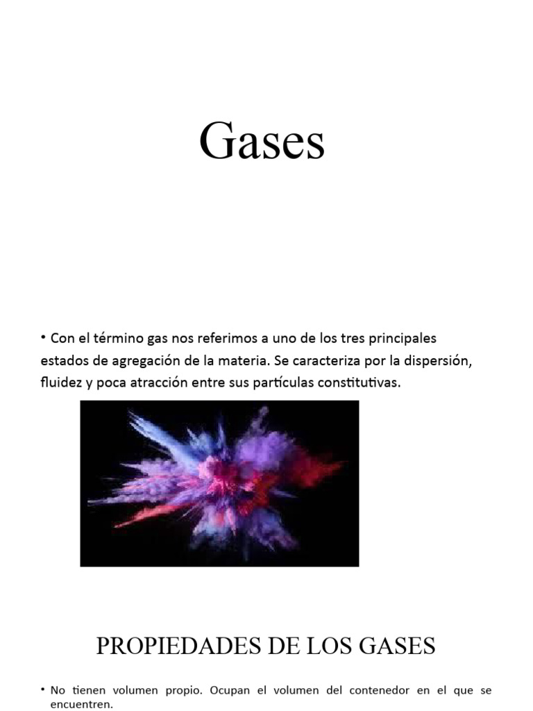 Gases | Descargar gratis PDF | Gases | Mole (Unidad)