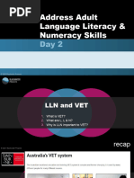 Language, Literacy and Numeracy (LLN) Test | PDF | Literacy | Cognition