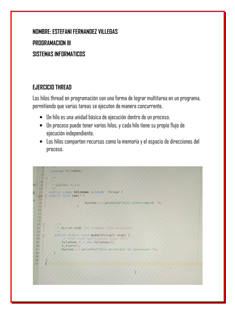 Hilos y Runnable en Programación Java | PDF
