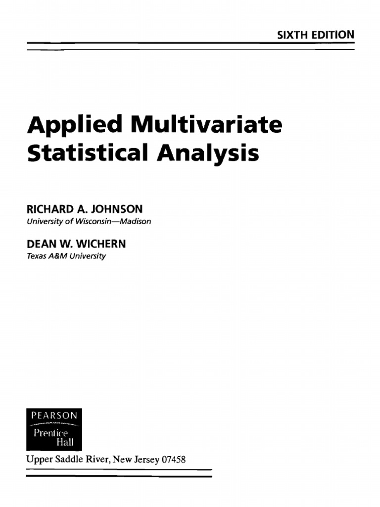 Handout-2-Multivariate | PDF