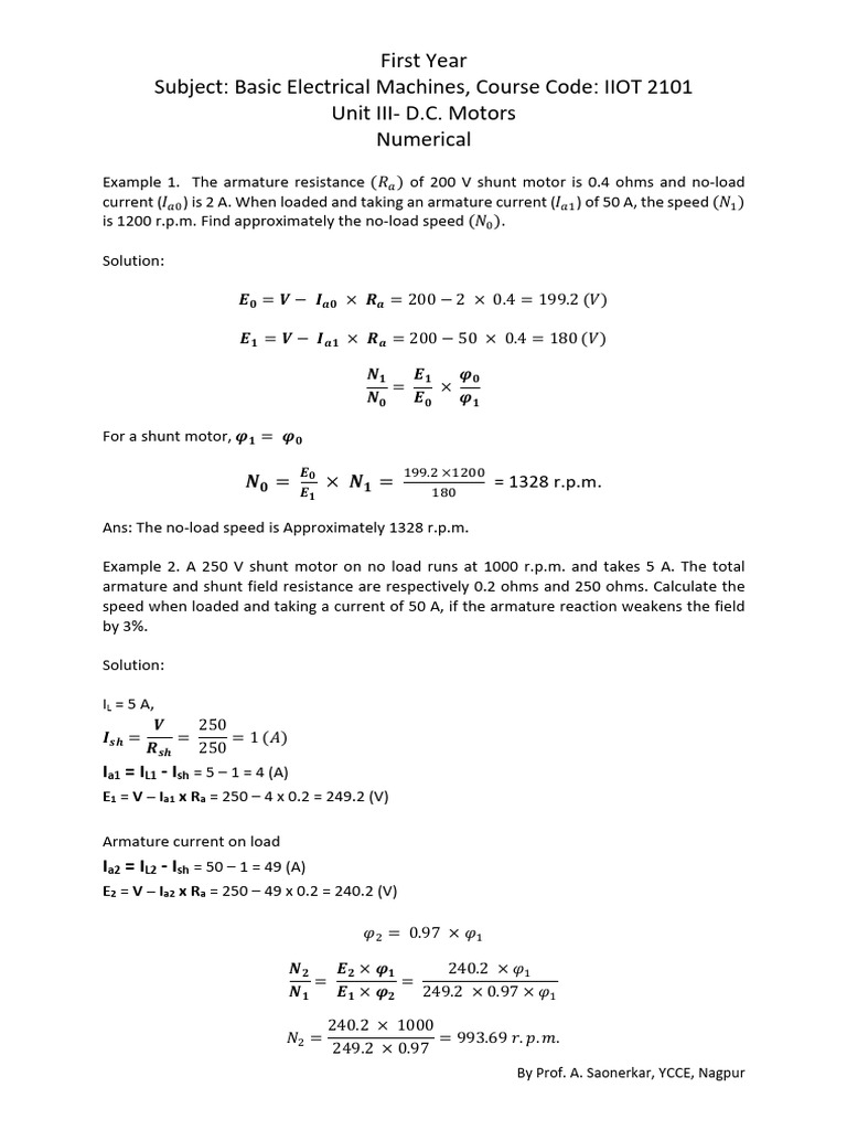 BEM Unit 3 | Download Free PDF | Electrical Equipment | Materials Science