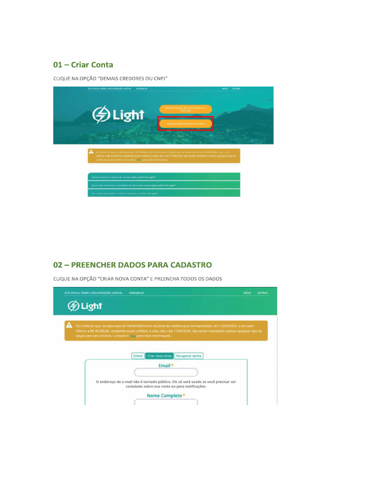 Tutorial Light | PDF
