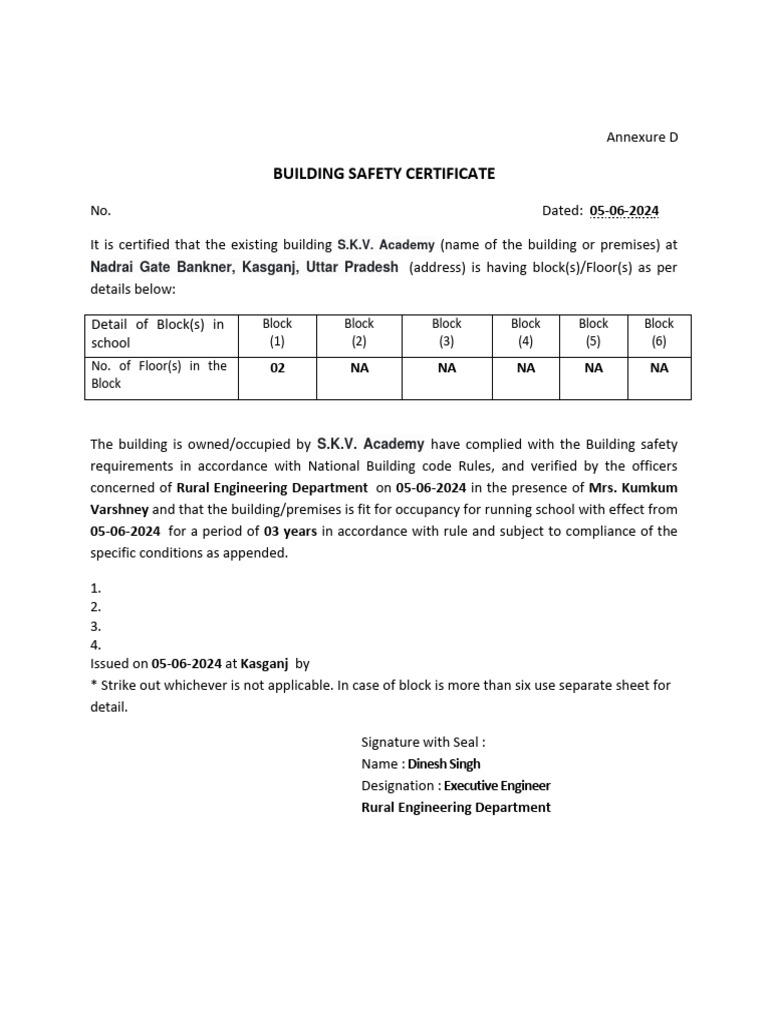 CBSE Annexure D | PDF CBSE Annexure D | PDF