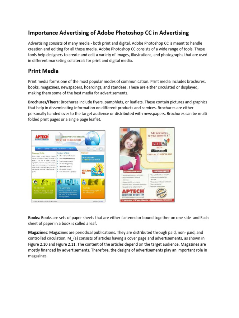 Importance Advertising of Adobe Photoshop CC in Advertising | PDF ...