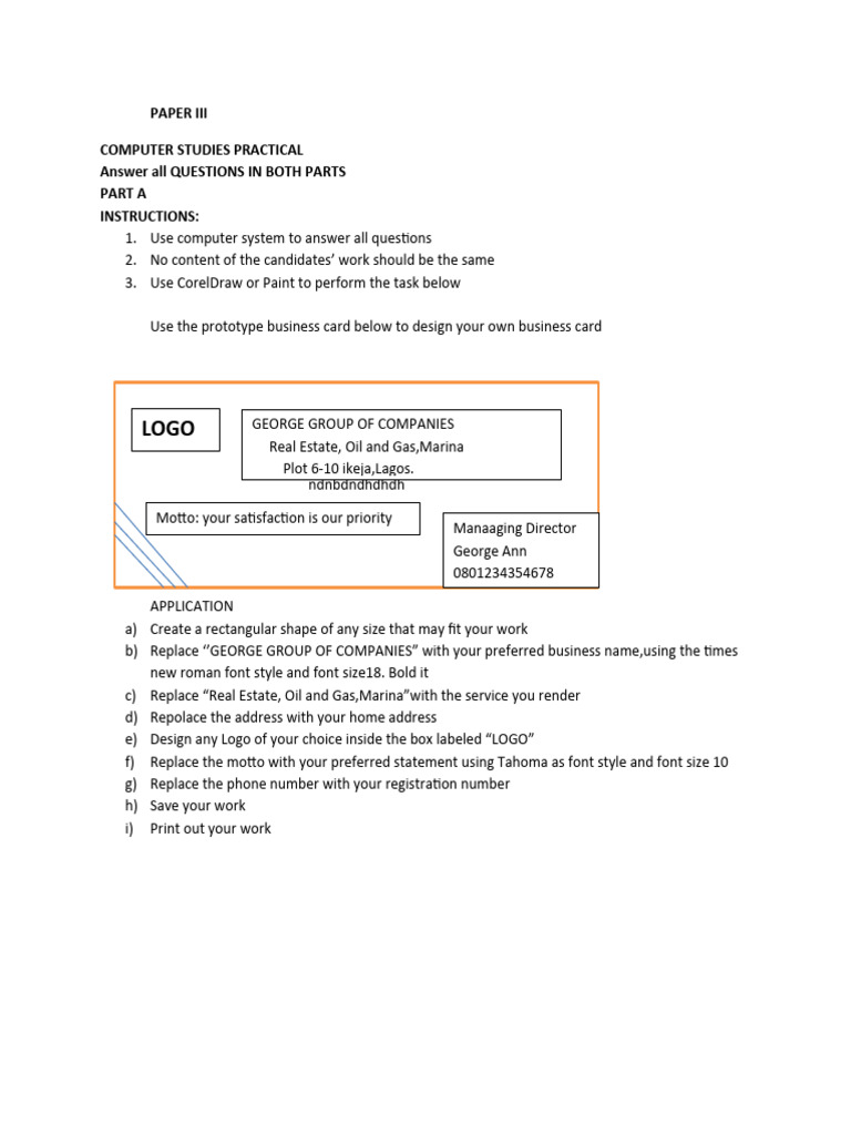 JS3 Computer Mock Practical | PDF | Computing | Office Equipment