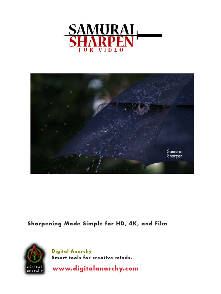 Samurai-Sharpen-Video-manual | Download Free PDF | Graphics Processing Unit | Computing