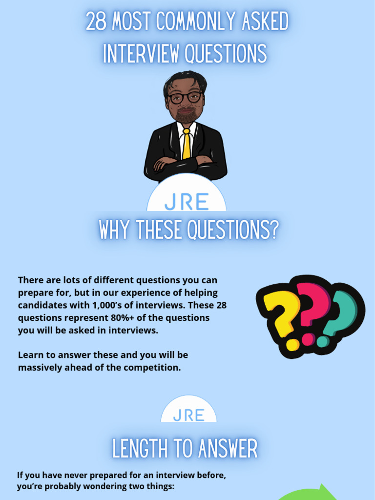 28 Most Commonly asked interview Questions | PDF | Cognition | Psychology