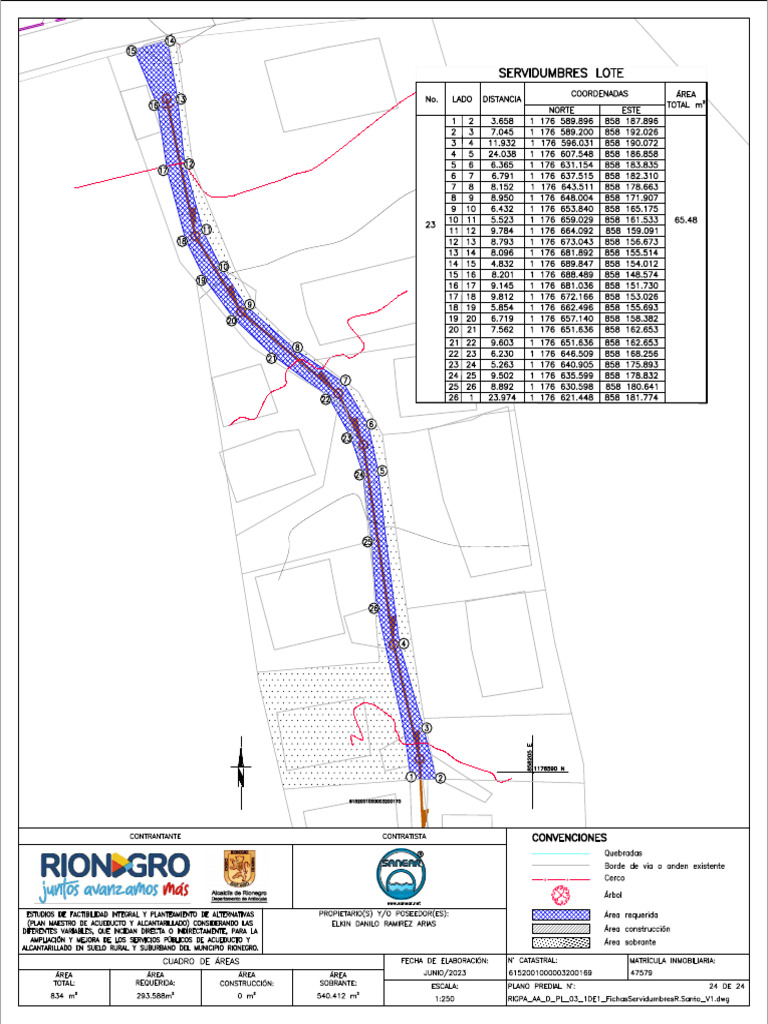 Ficha Predial Danilo - Hueco 2 | PDF