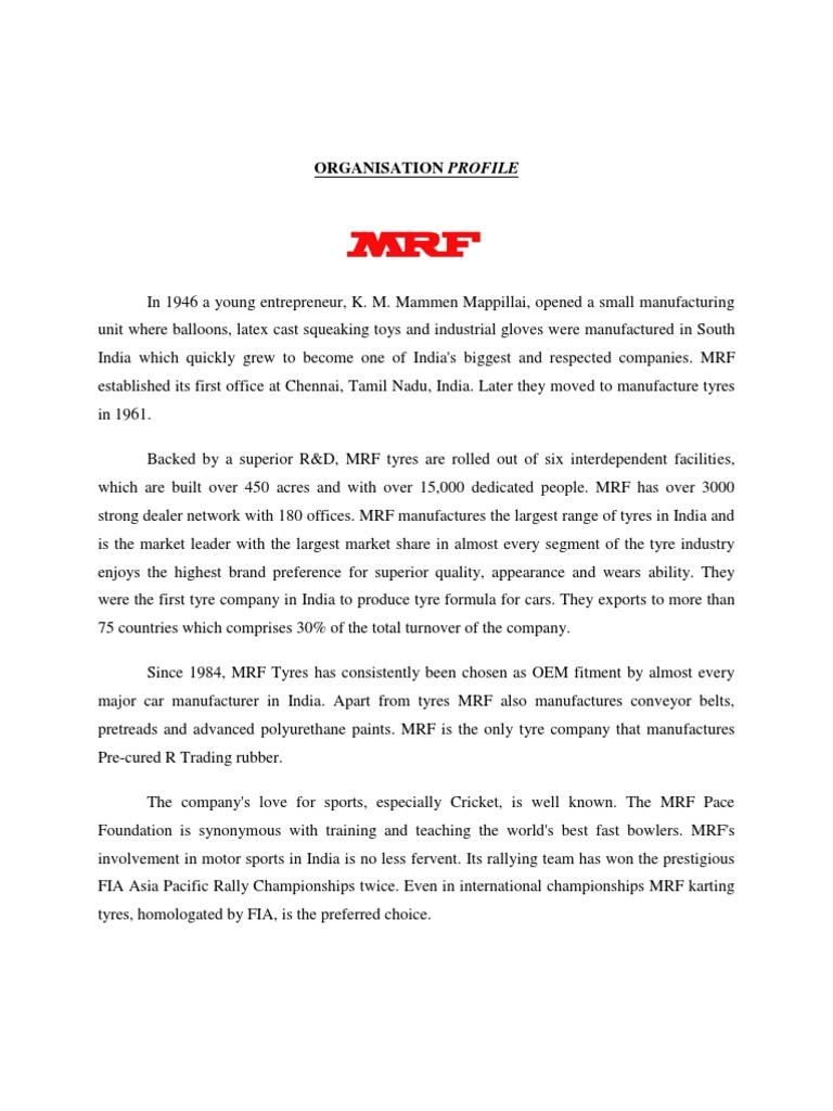 MRF | PDF | Recruitment | Test (Assessment)