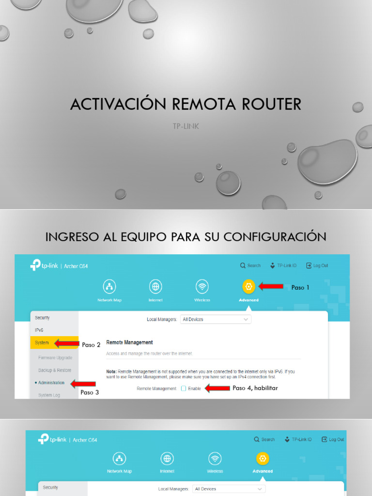 Activación Remota Router | PDF | Informática