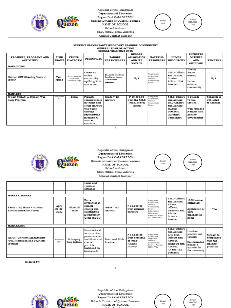 Standard-Action-Plan-Template | Download Free PDF | Internet