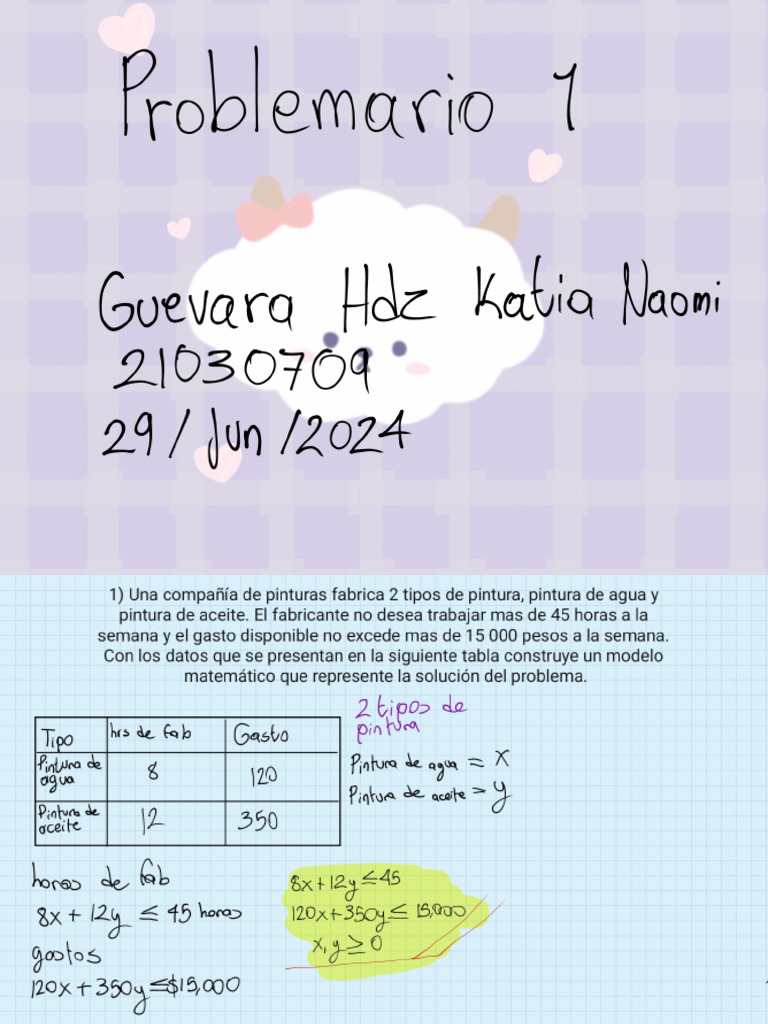 Problemario 1 21030709 | PDF