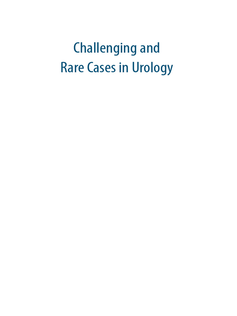 Rare Urological Cases: Insights & Guidance | PDF | Kidney | Urinary System