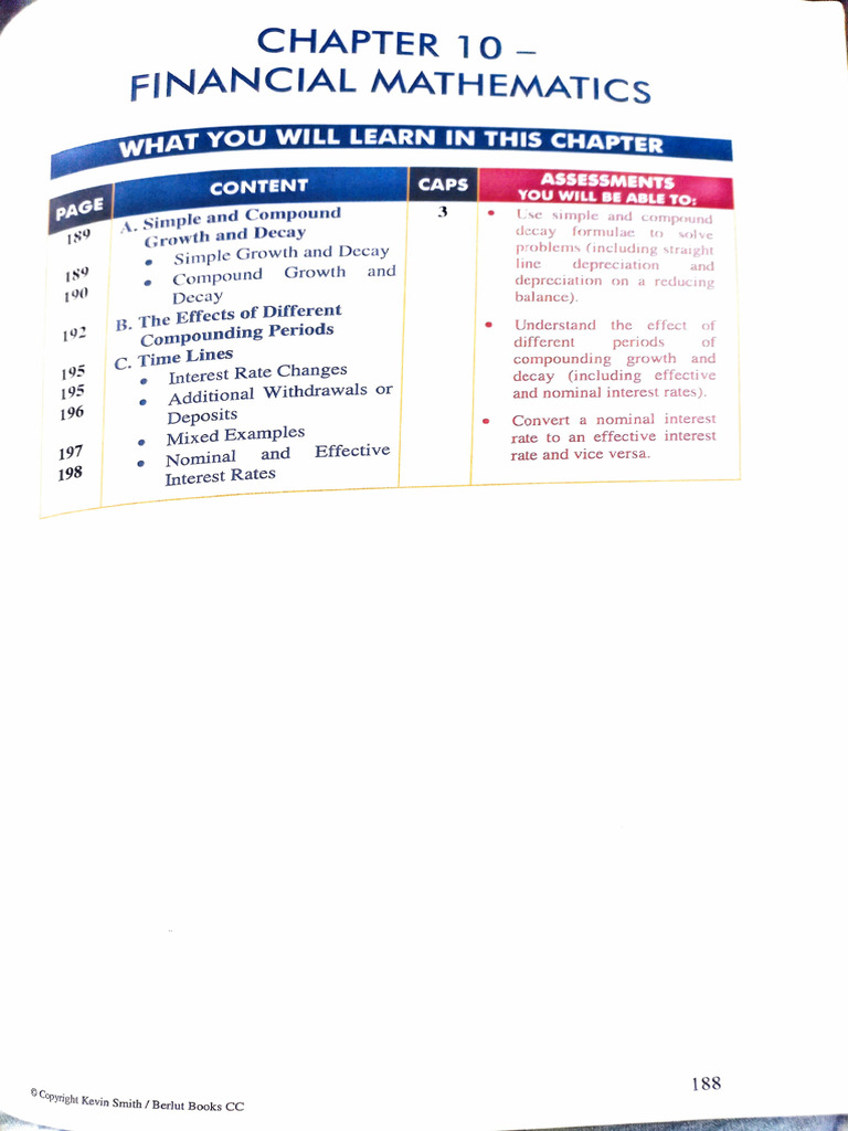 Financial Mathematics | PDF | Trade | Factor Income Distribution