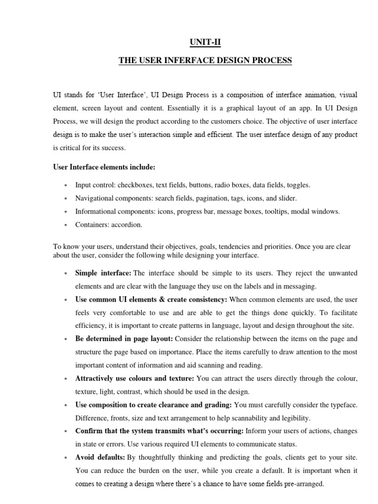 HCI Unit-2 | PDF | Perception | User Interface