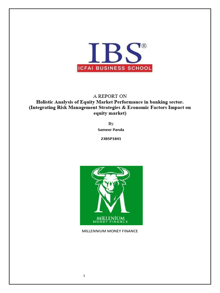 Sameer interim report | PDF | Banks | Stock Market