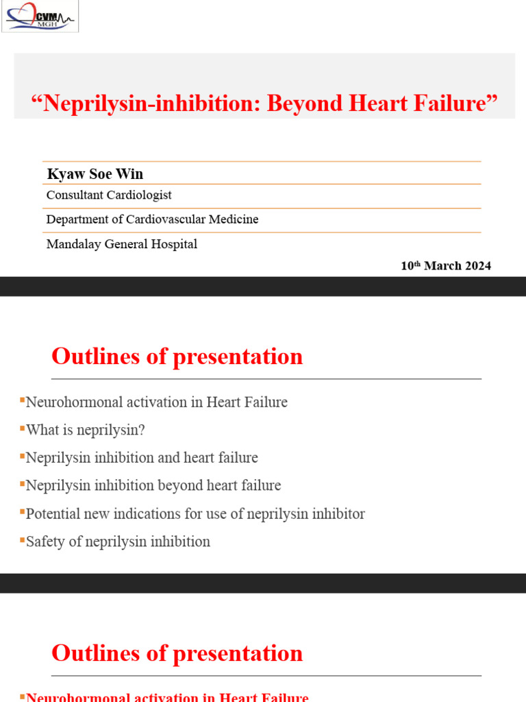 Understanding Neprilysin's Role | PDF | Heart Failure | Angiotensin