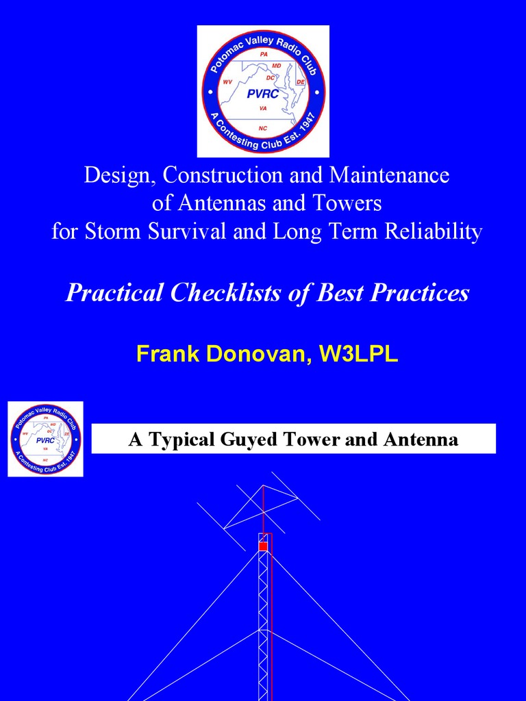 Antenna Tower Design and Maintenance Guide | PDF | Corrosion | Anchor