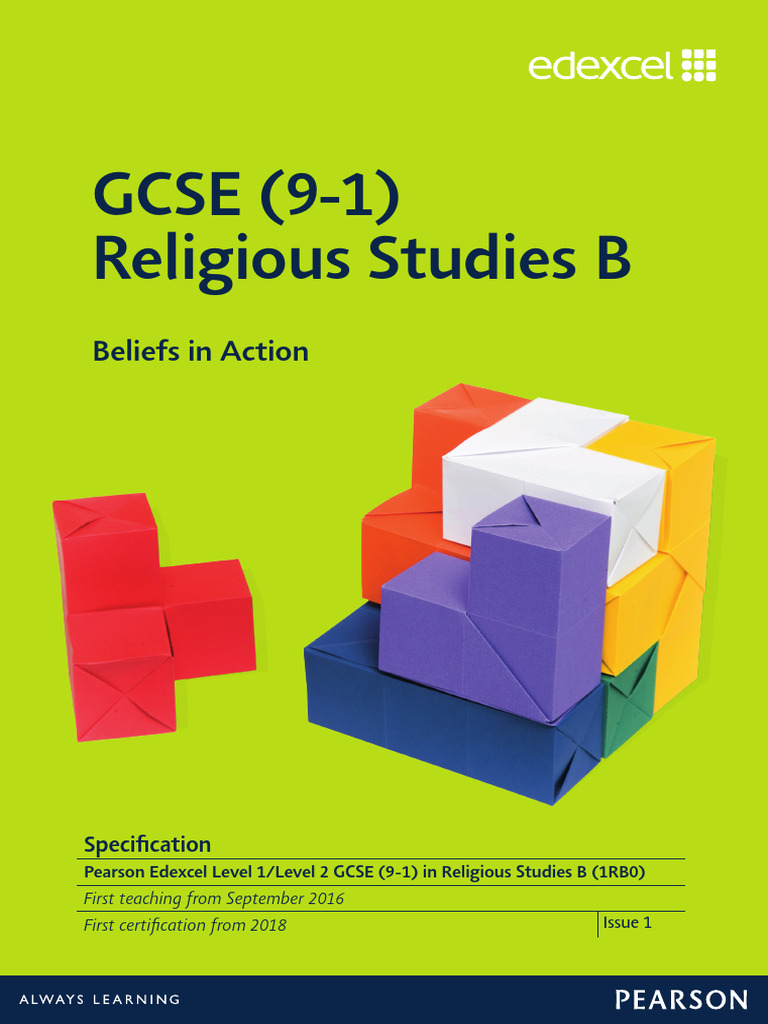 Edexcel GCSE Religious Studies B Overview | PDF | Trinity | Sacraments