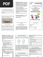 Subcutaneous Butterfly Insertion Guide | PDF | Intravenous Therapy ...
