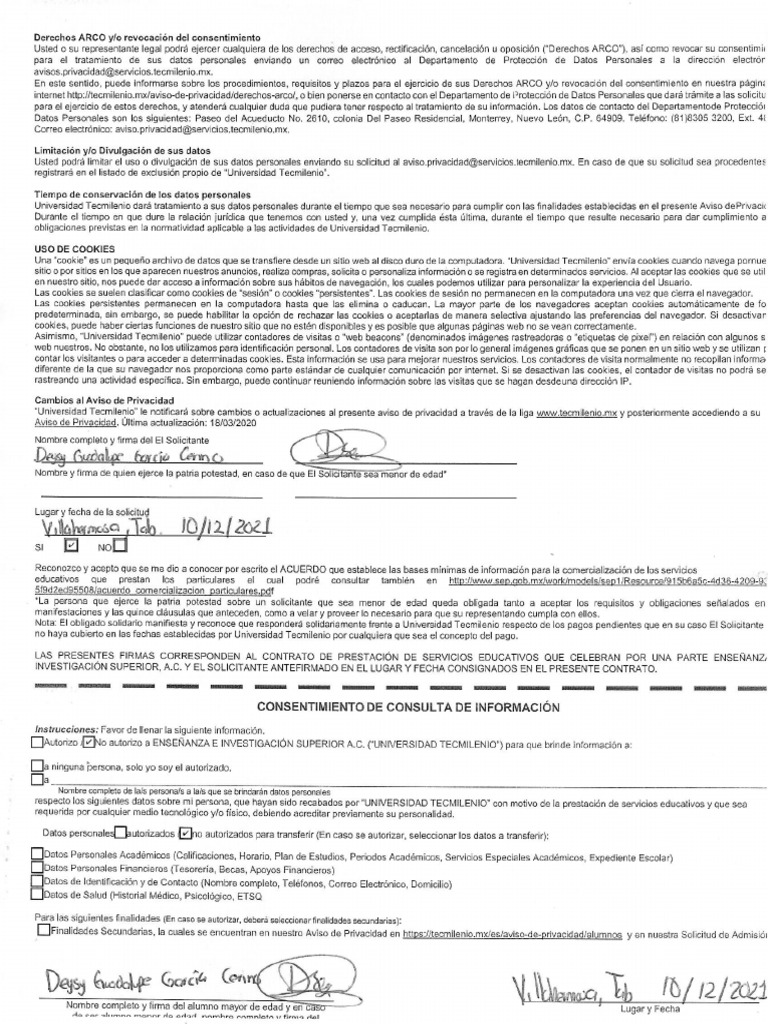 Carta Compromis Solicitud | PDF