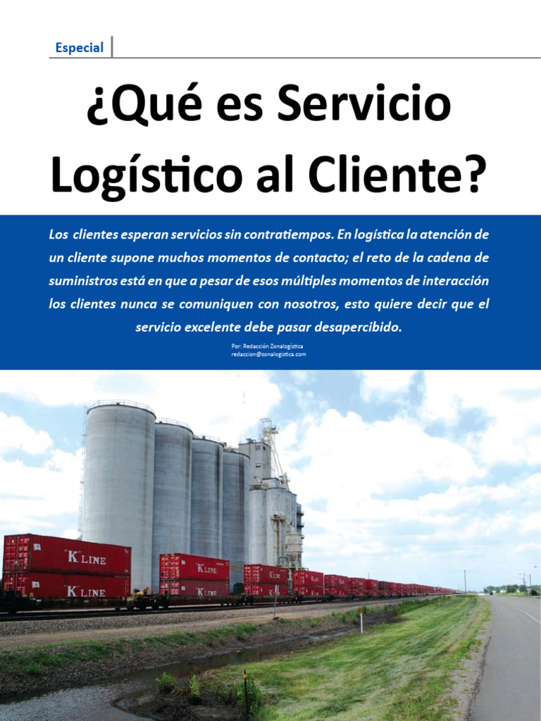 Importancia del Servicio Logístico al Cliente | PDF | Logística ...