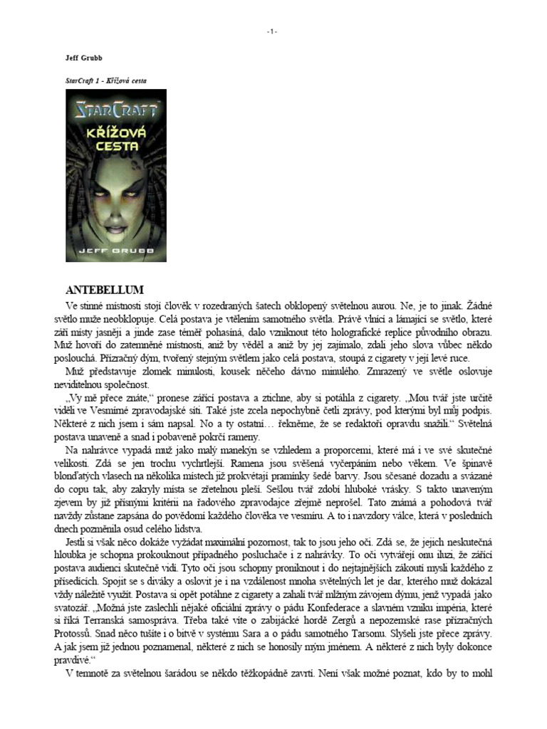 StarCraft 1 - Krizova_Cesta | PDF