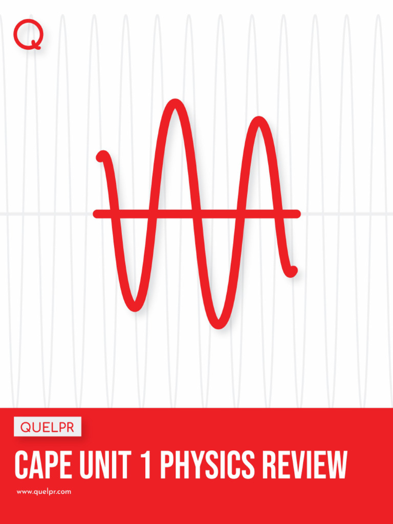 Quelpr CAPE Physics Unit 1 | PDF | Acceleration | Momentum