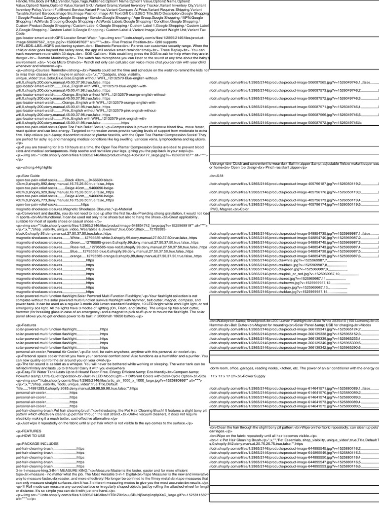 950 Winning Products | PDF | Flashlight