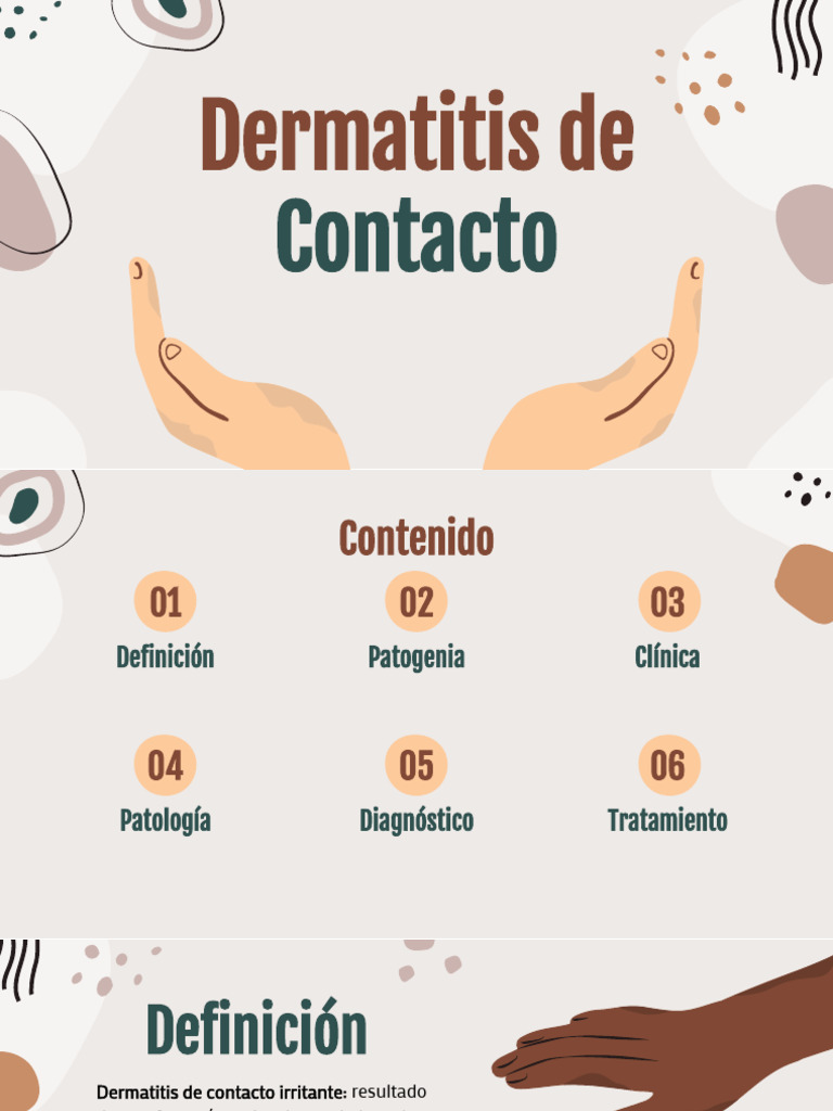 Dermatitis de Contacto-Dermatología | PDF