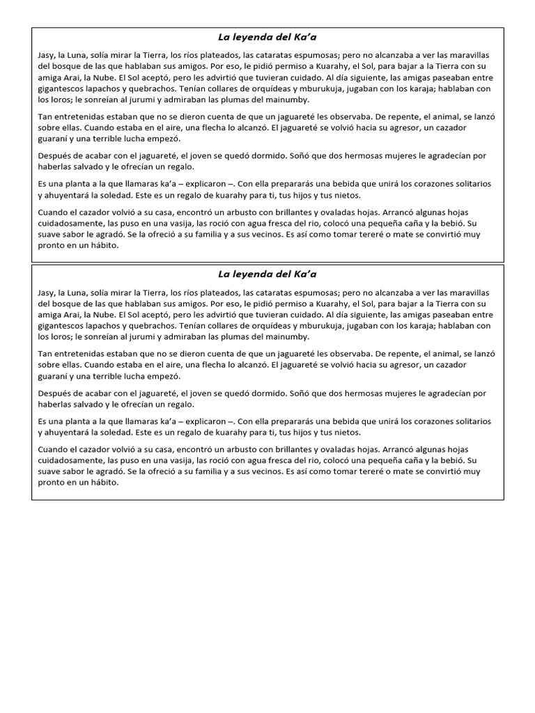 Leyenda Del Ka'á | PDF