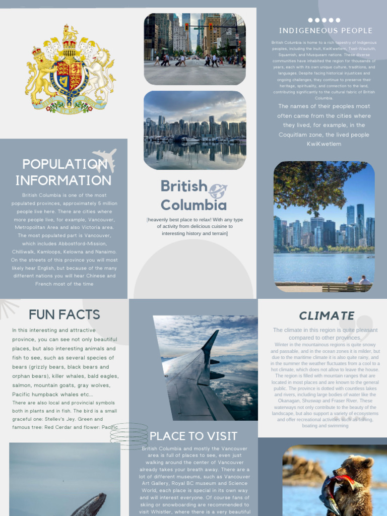 British Columbia Brochure | PDF | British Columbia | Vancouver