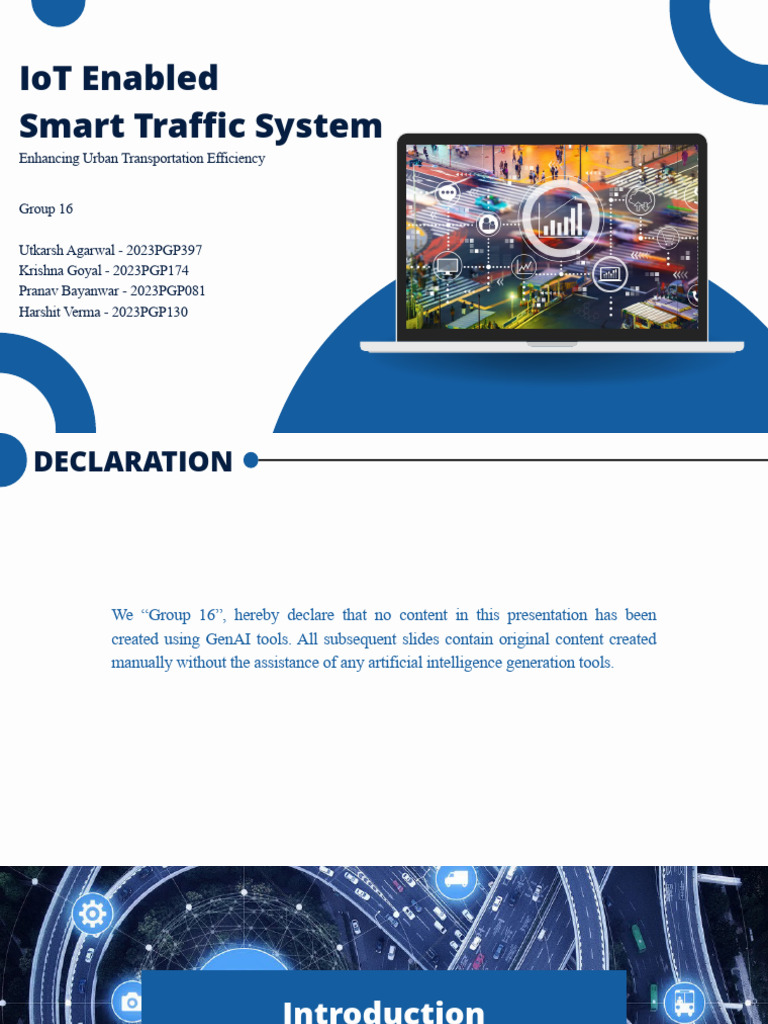 IoT Enabled Smart Traffic System | PDF | Internet Of Things | Parking