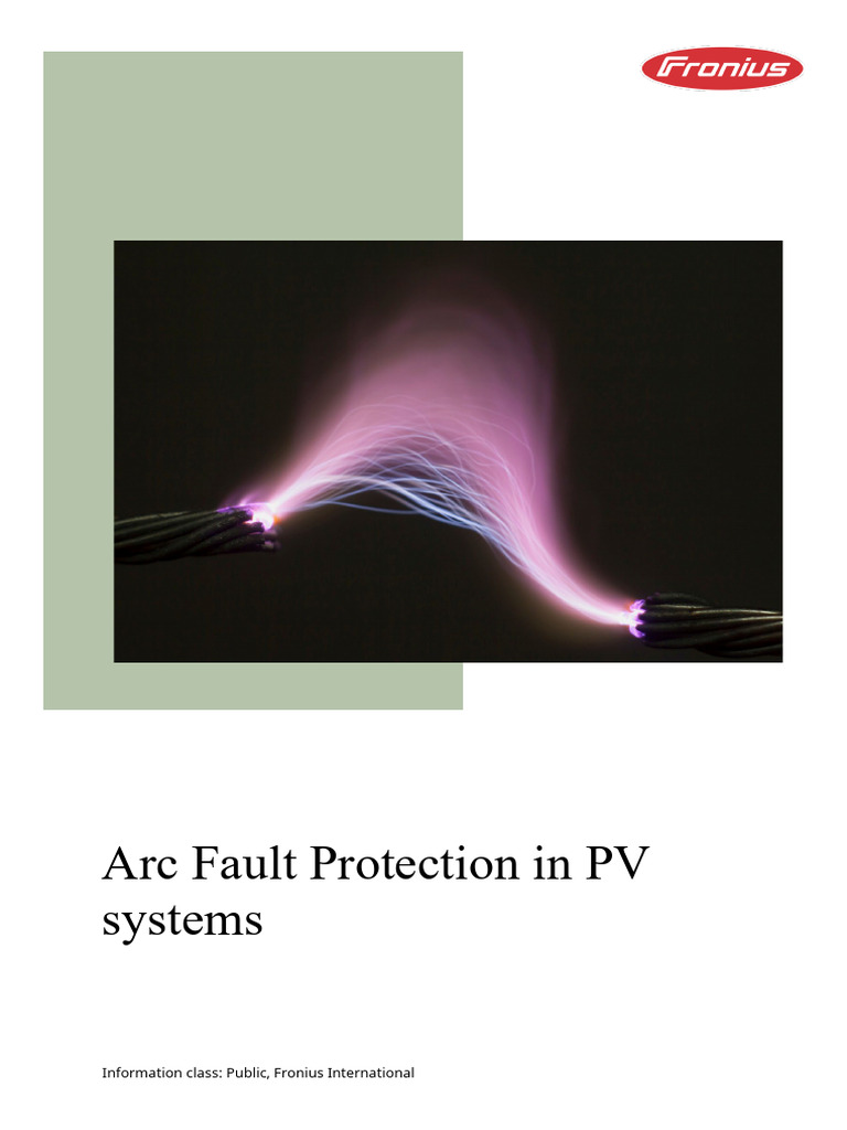 PV Arc Fault Protection Standards | PDF | Electric Arc | Photovoltaic ...