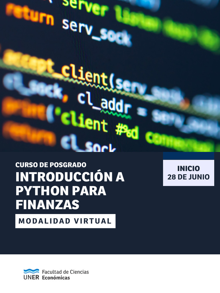 Introduccion A Python para Finanzas 1 | PDF | Python (lenguaje de programación) | Estadísticas