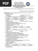 First Quarter Exam Entrep | PDF | Entrepreneurship | Goods