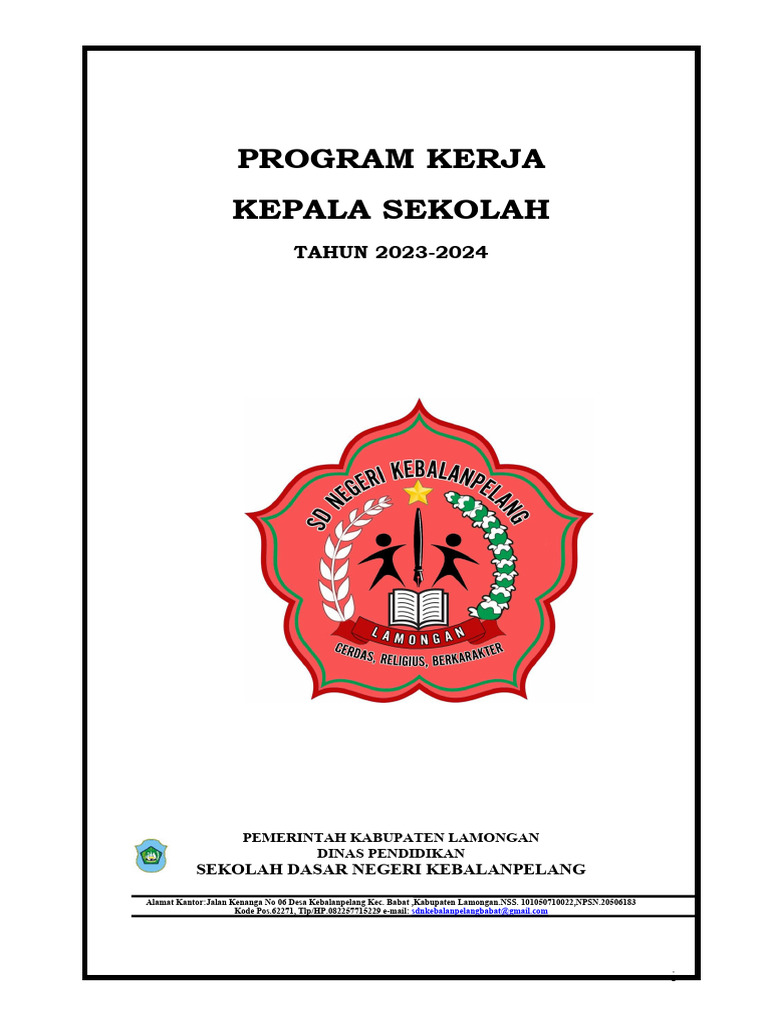 1.1.1PROGRAM KERJA KS Oke | PDF