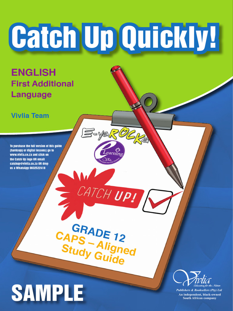 Grade 12 English Study Guide: Comprehension | PDF | Reading ...