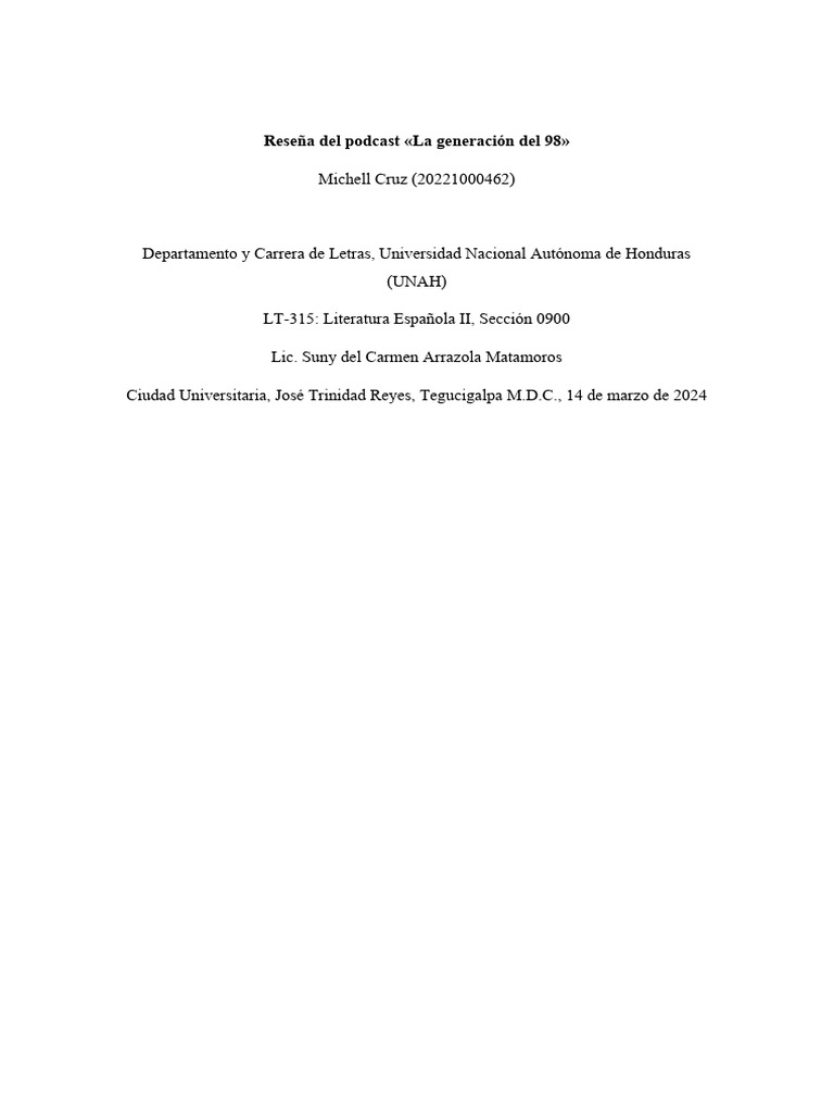 Reseña #2 | PDF | España | Existencialismo