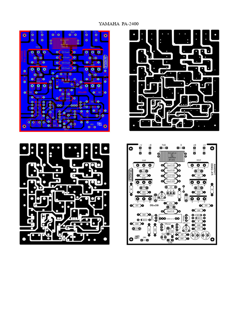 YAMAHA PA-2400 | PDF