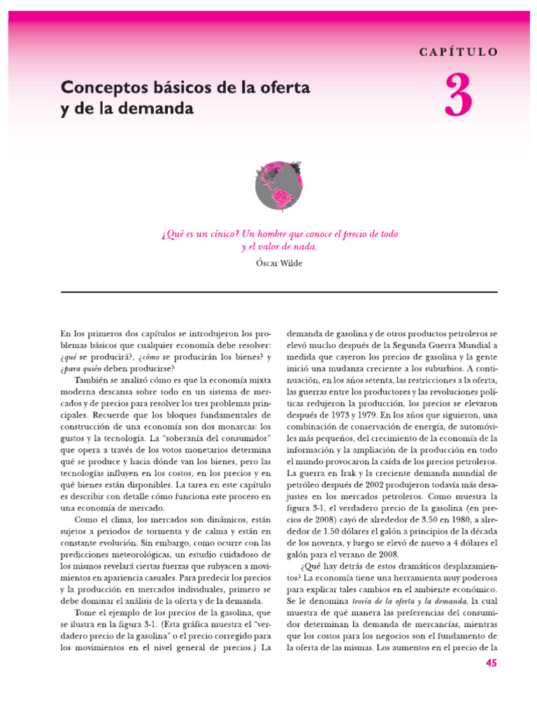 Unidad 2 - Samuelson Cap 3 | PDF