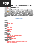 Brahma Chicken Color Genetics Guide | PDF | Junglefowls | Galliformes